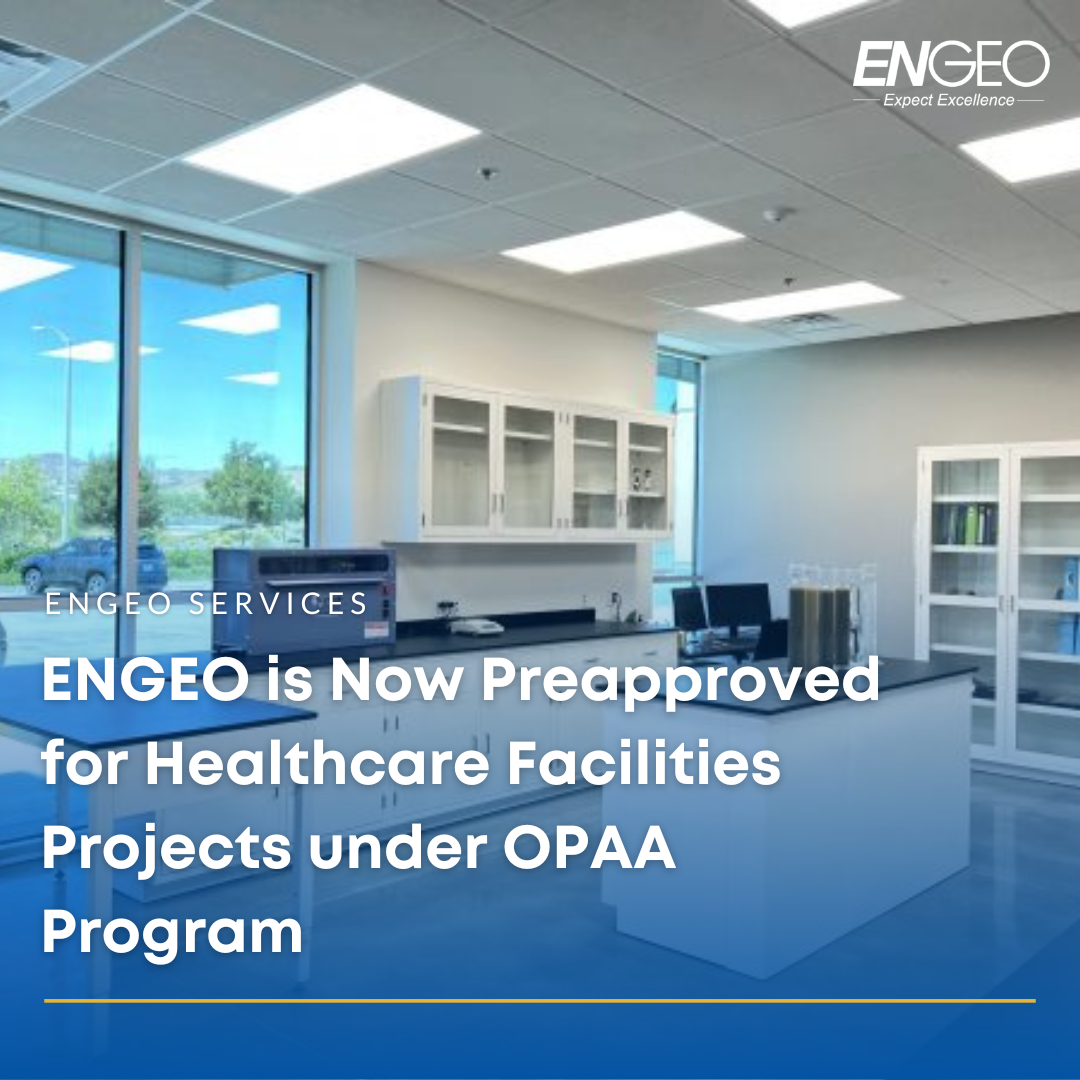 ENGEO is Now Preapproved for Healthcare Facilities Projects under OPAA ...